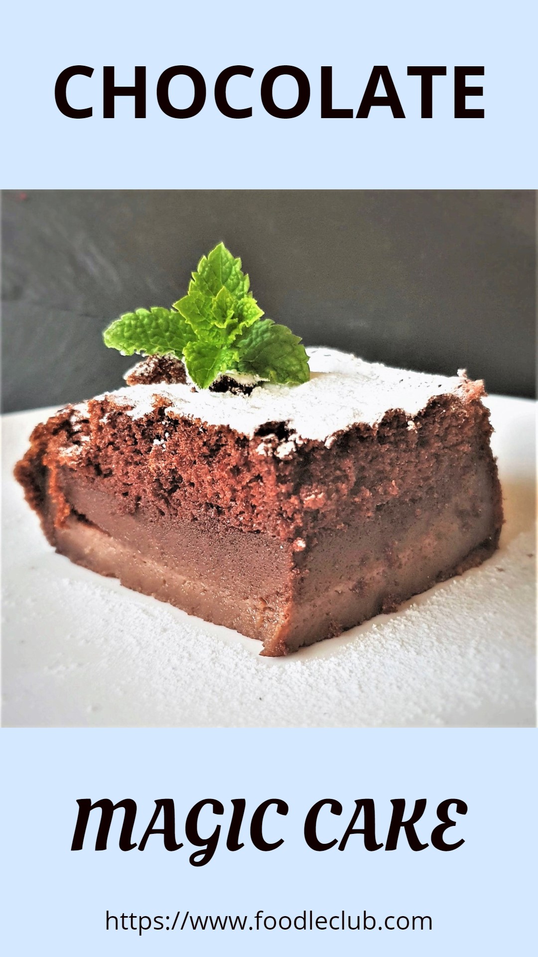 Chocolate magic cake - Foodle Club