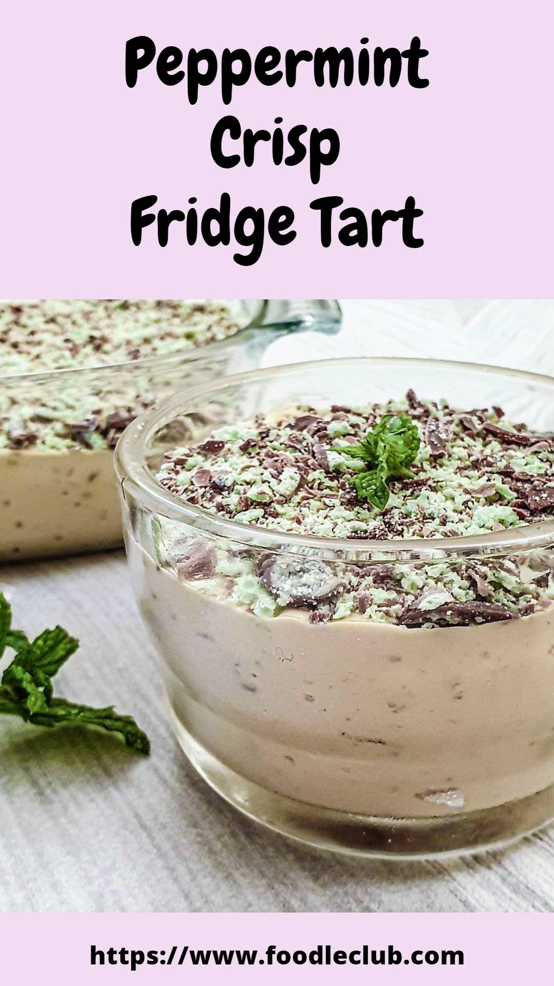Peppermint Crisp Fridge Tart - Foodle Club