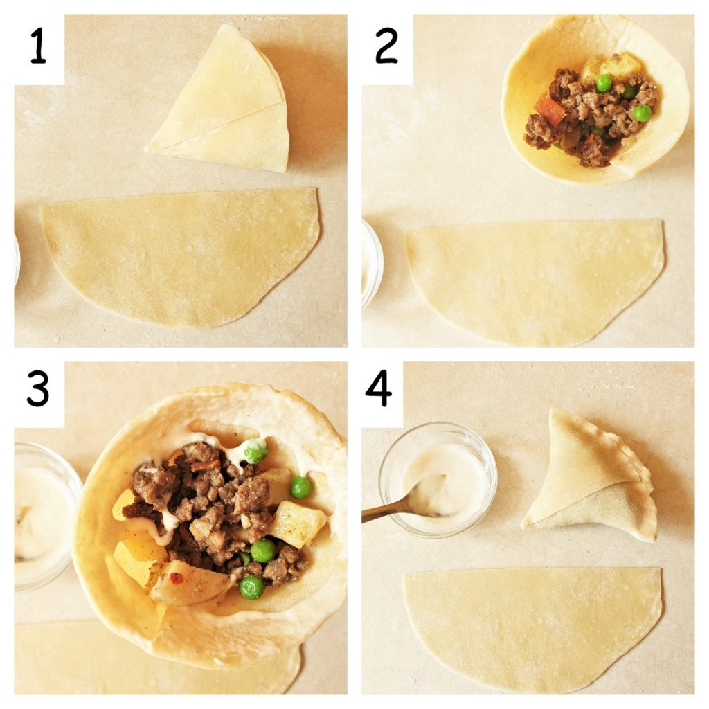 Beef samosas - with peas and potatoes - Foodle Club