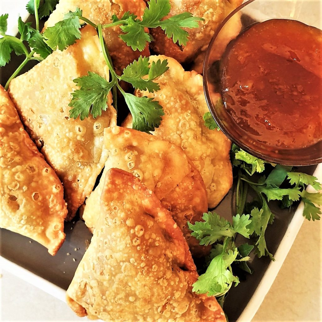 Beef samosas - with peas and potatoes - Foodle Club
