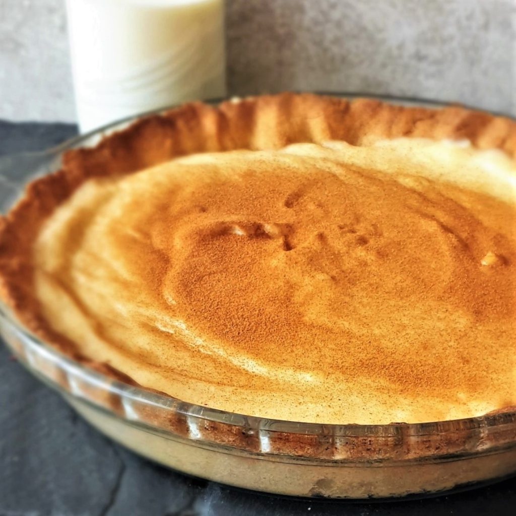Milk Tart - a traditional South African custard tart - Foodle Club