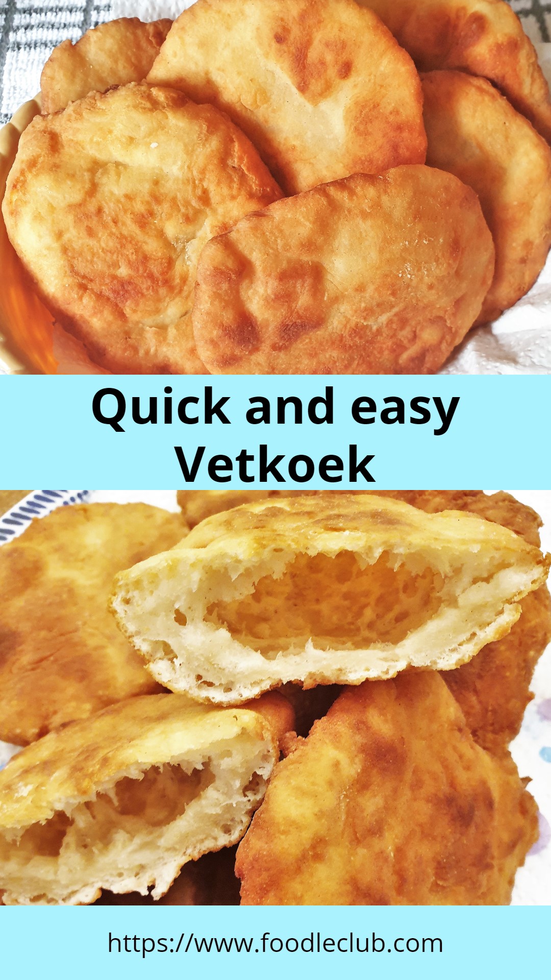 Quick and easy vetkoek - with 2-ingredient dough - Foodle Club