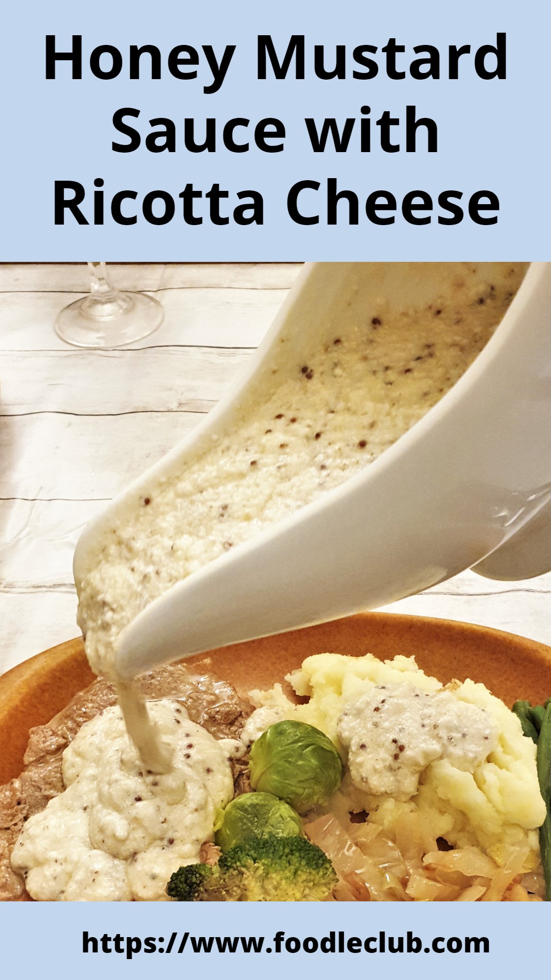 Cheesy honey mustard sauce - Foodle Club