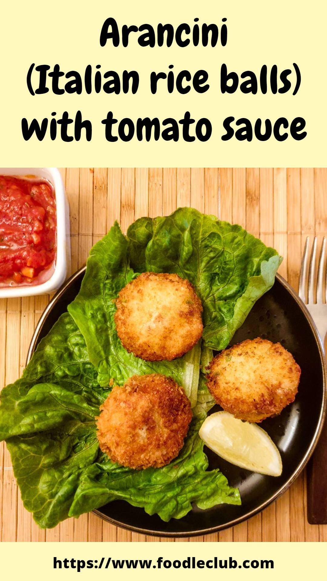 Crispy arancini (Italian rice balls) - Foodle Club