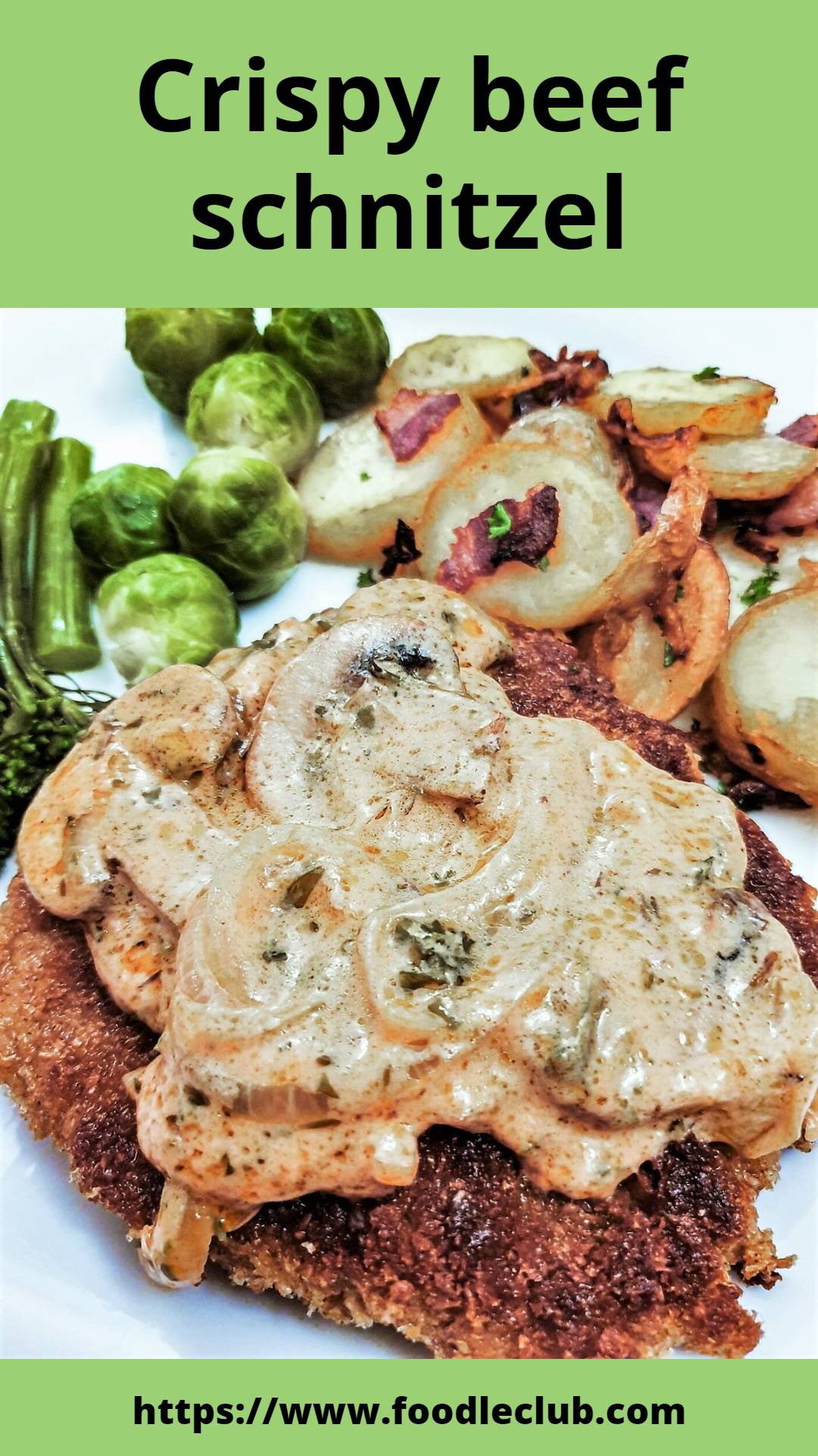 Crispy crumbed beef schnitzels - Foodle Club