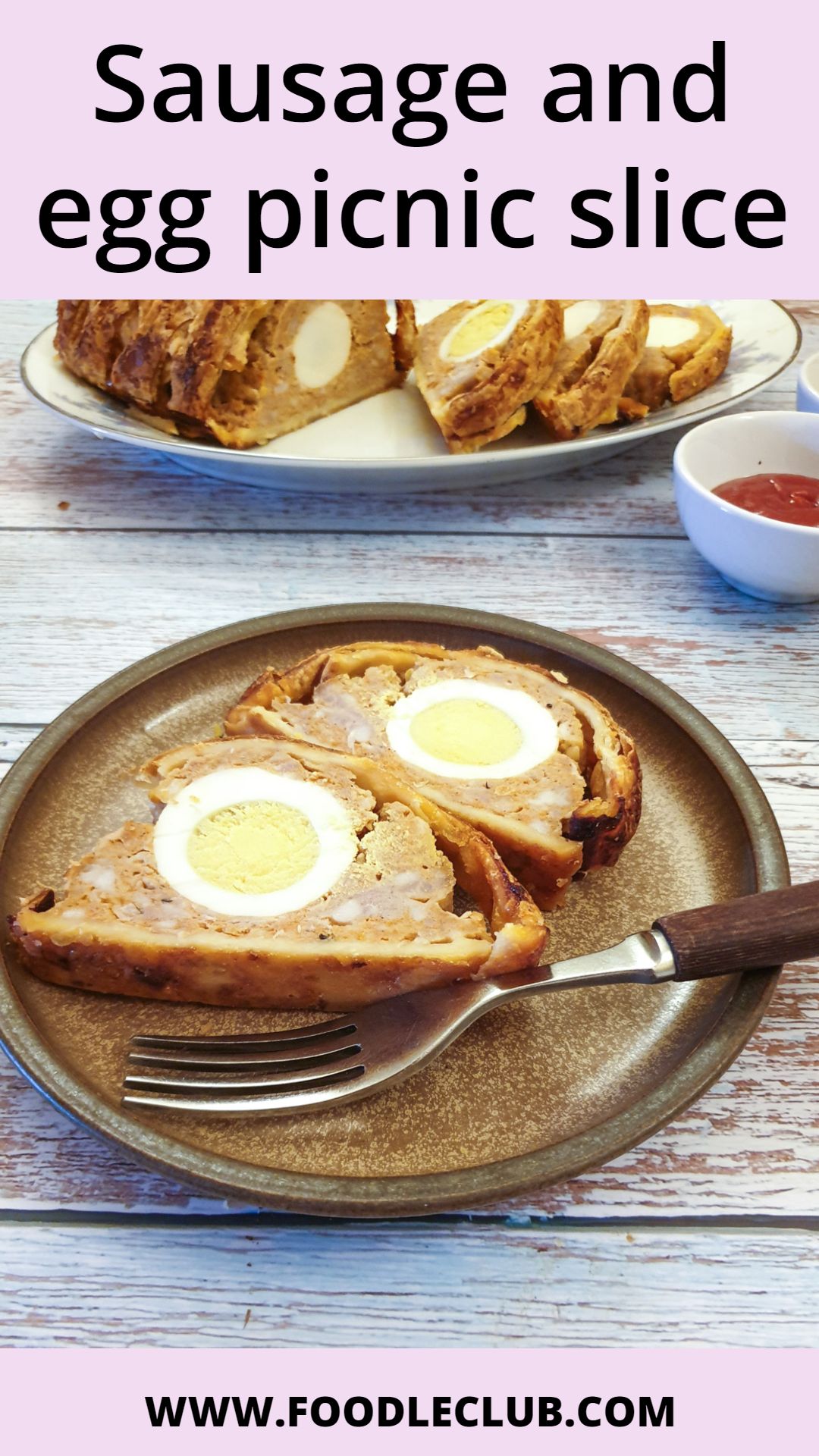 Sausage and egg picnic slice - Foodle Club
