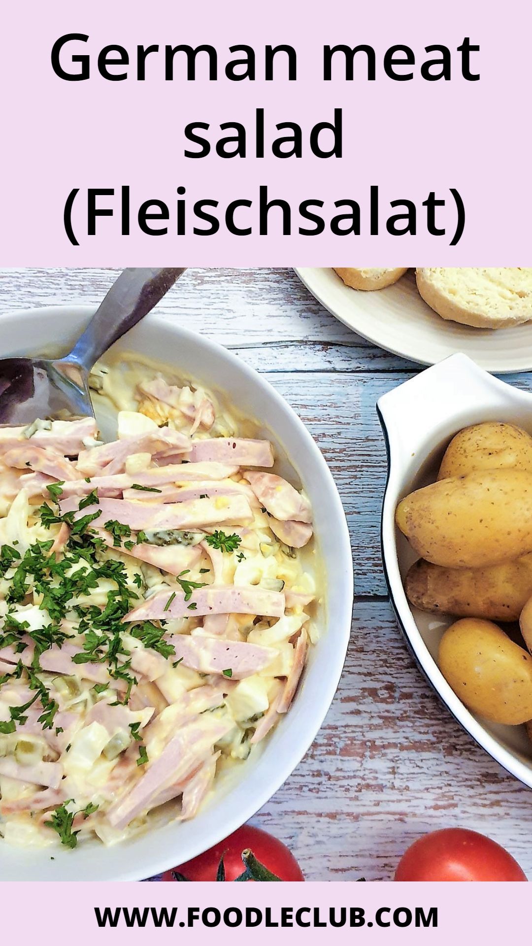 German meat salad (Fleischsalat) - Foodle Club