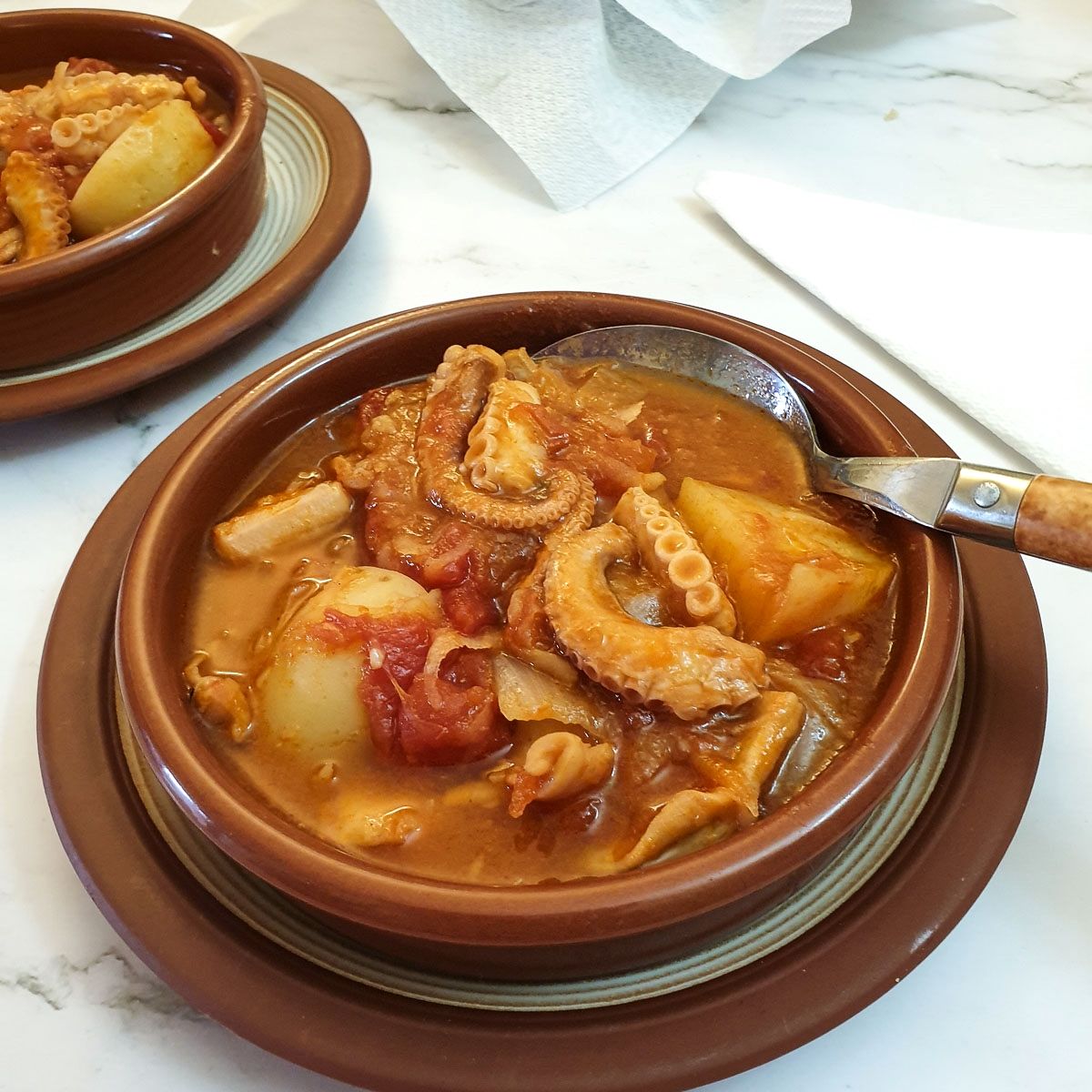 Octopus stew - Spanish-style - Foodle Club
