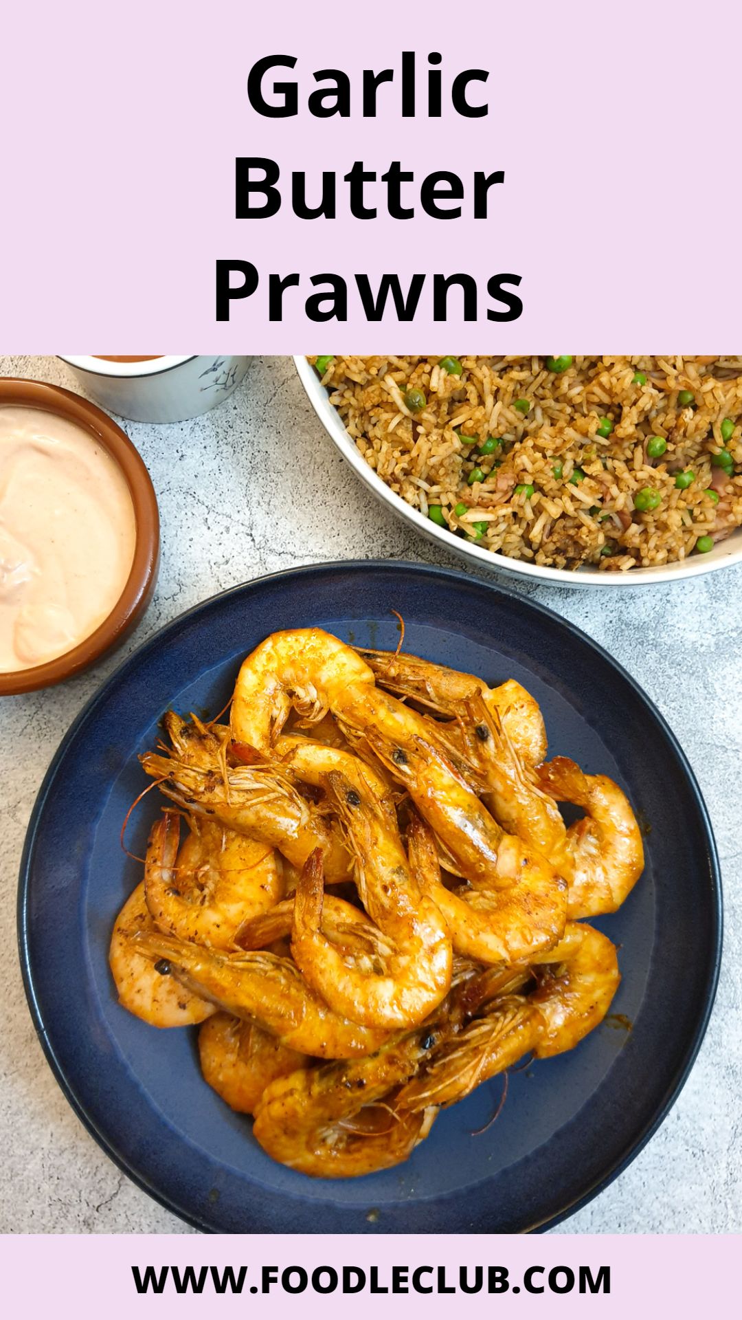 Garlic butter prawns - Foodle Club