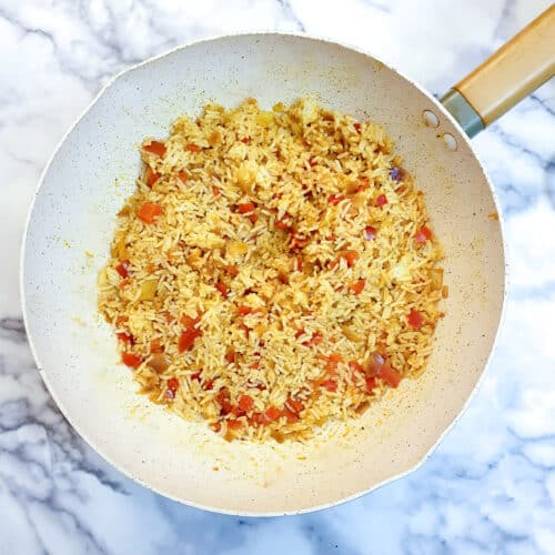 Spicy Moroccan rice - Foodle Club