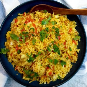 Spicy Moroccan rice - Foodle Club