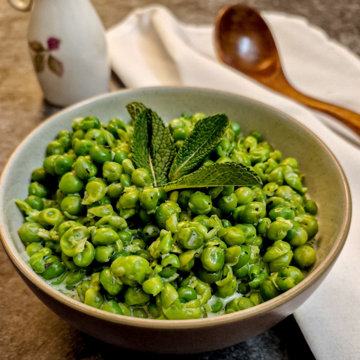 Minted smashed peas - Foodle Club