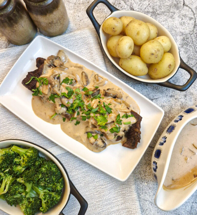 Slow cooker flat iron steak - Foodle Club