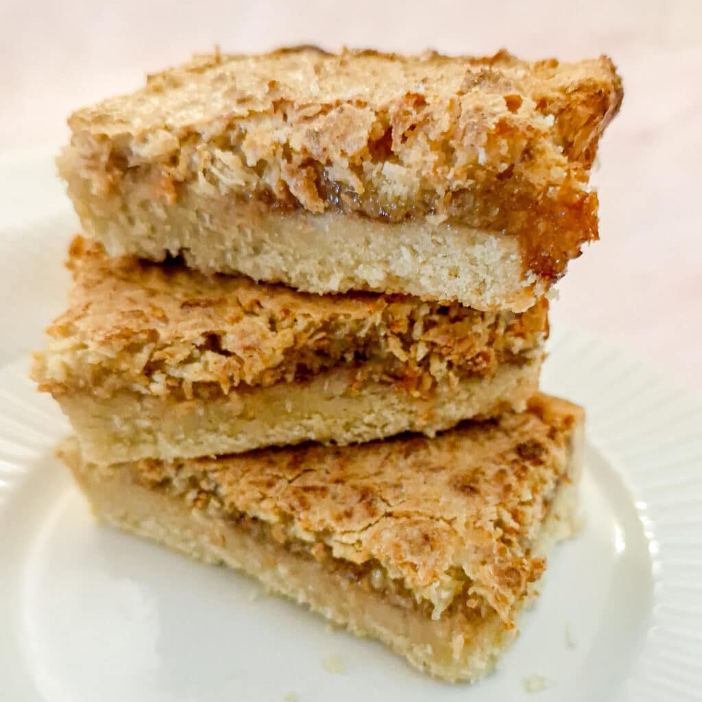 Coconut jam slice - Foodle Club