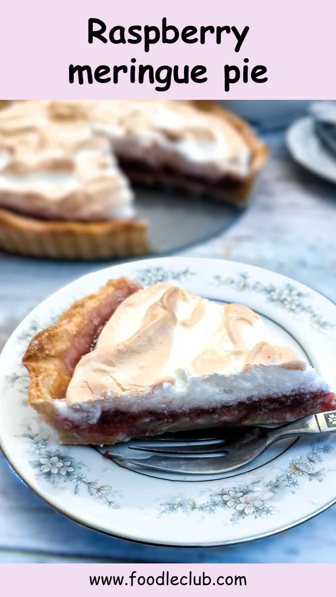 Raspberry Meringue Pie - Foodle Club