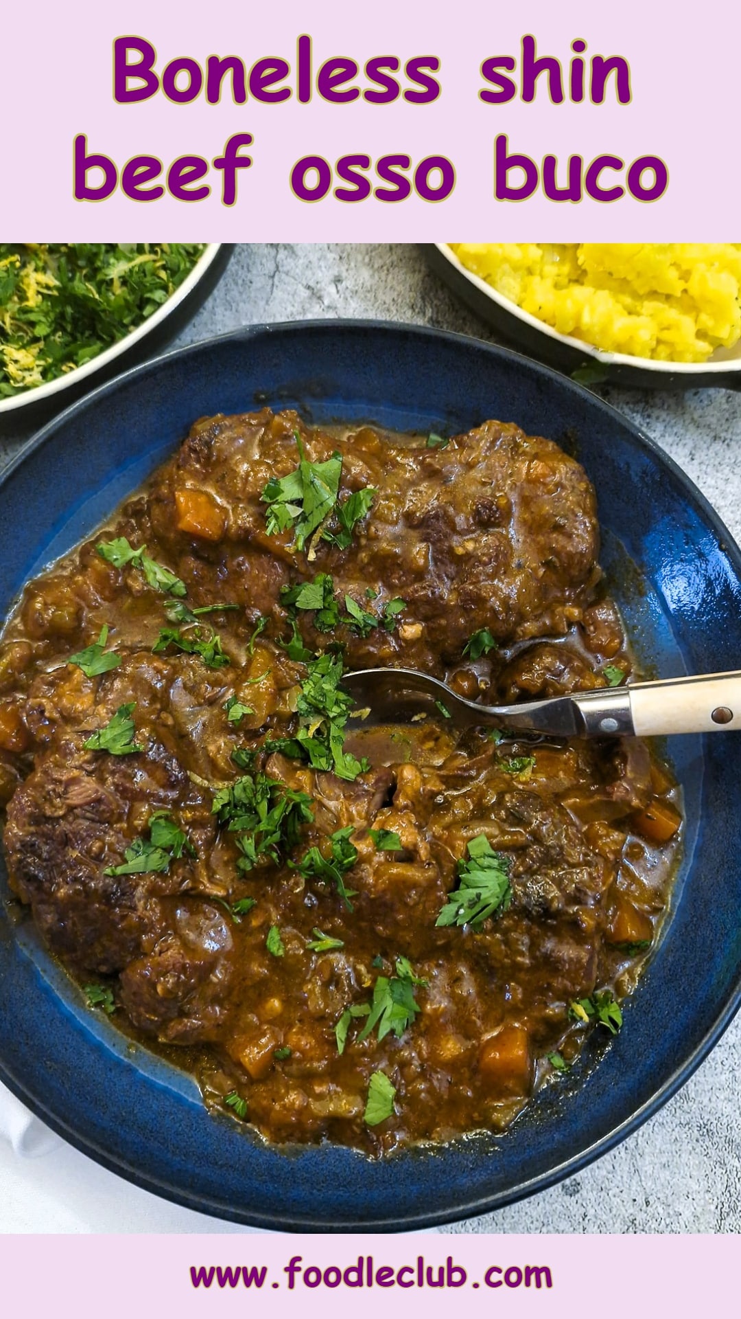 Rich and tender boneless beef shin osso buco - Foodle Club