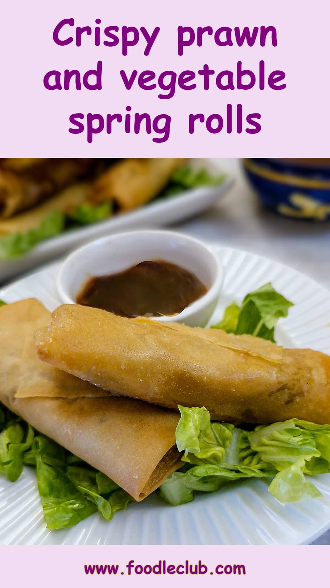 Crispy prawn spring rolls - Foodle Club