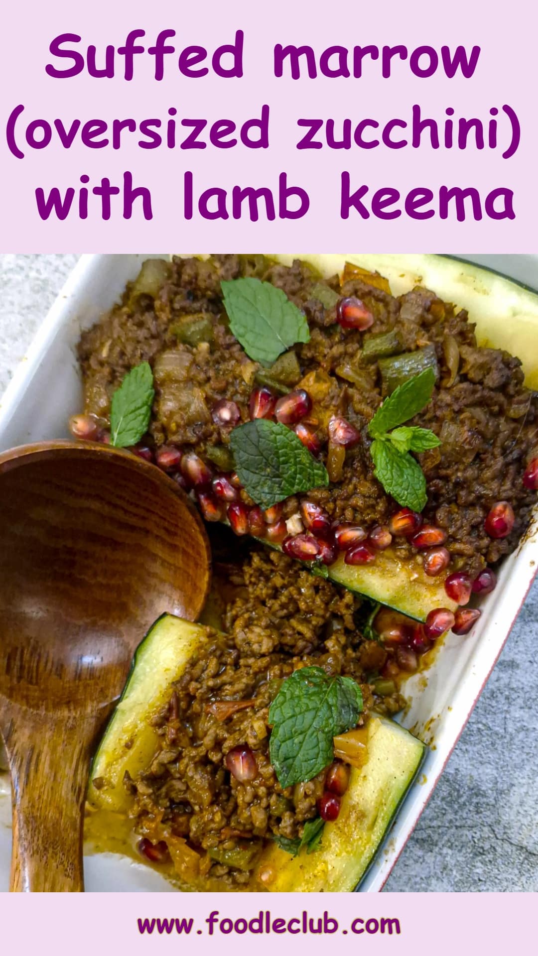 Lamb keema stuffed marrow - an exotic twist on a British classic ...