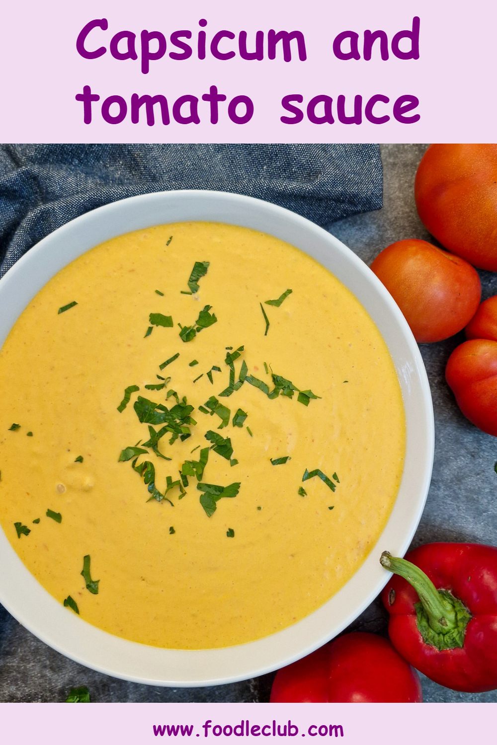 Simple capsicum and tomato sauce - freezer-friendly and versatile ...