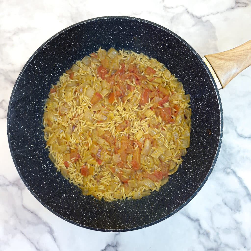 Curried fish and rice pilaf - with hard-boiled eggs - Foodle Club